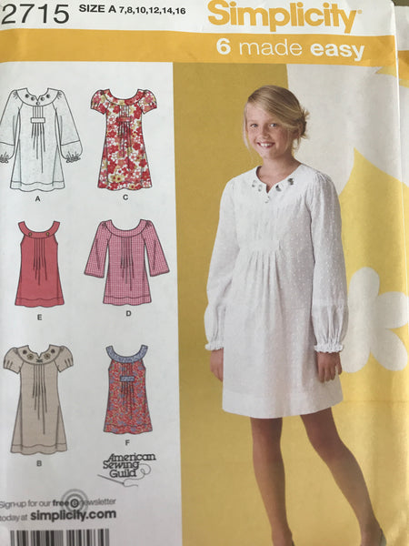 SIMPLICITY 2715SIM – SewingPatterns.com
