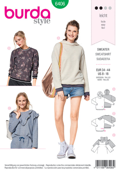 Burda 6406BUR – SewingPatterns.com