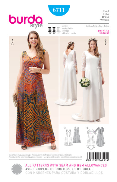 Burda 6711BUR – SewingPatterns.com