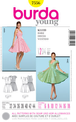 Burda 7556bur – SewingPatterns.com